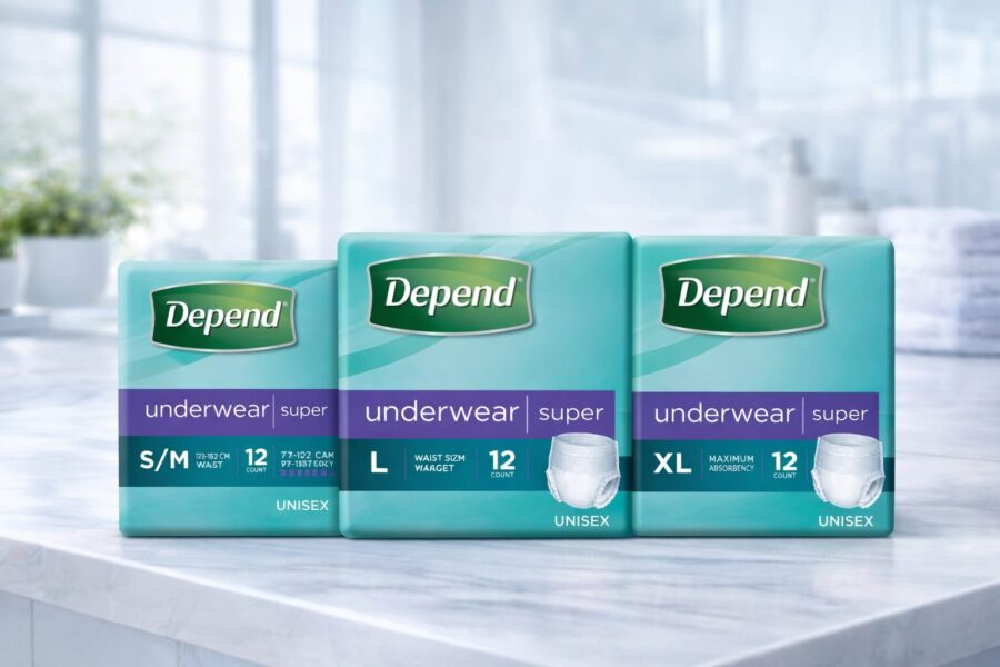 Depend Underwear Super-Unisex 12pcs/pack, 4packs/carton – Tassway Pty Ltd