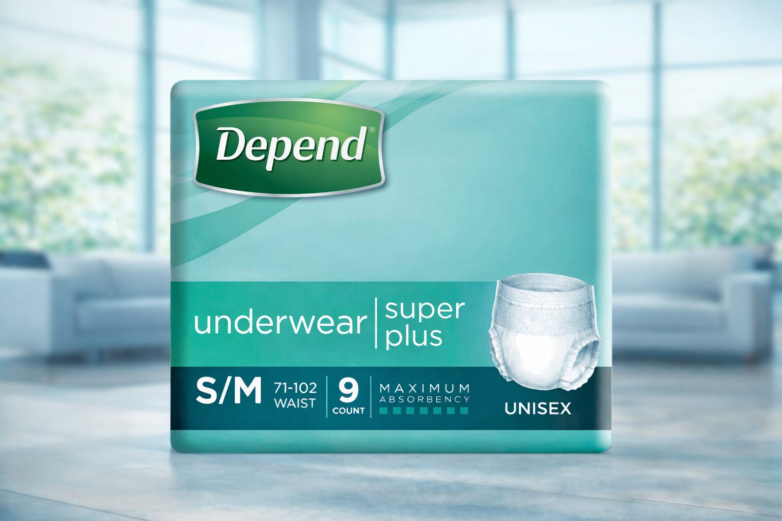 Depend Underwear Super Plus-Unisex 10pcs/pack, 4packs/carton – Tassway ...